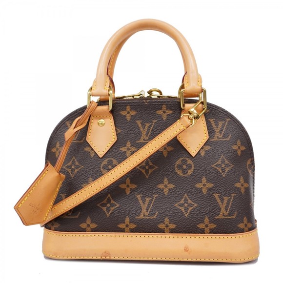 Louis Vuitton | Bags | Louis Vuitton Alma Bb Handbag Monogram Brown ...